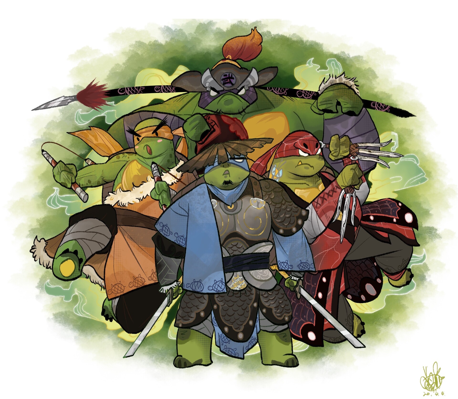 ArtStation - kungfu turtles