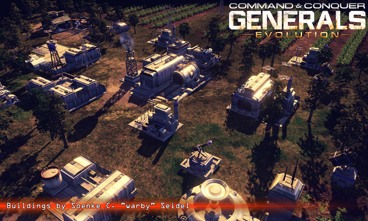 Soenke C. "Warby" Seidel - C&C Generals Evolution Usa Buildings