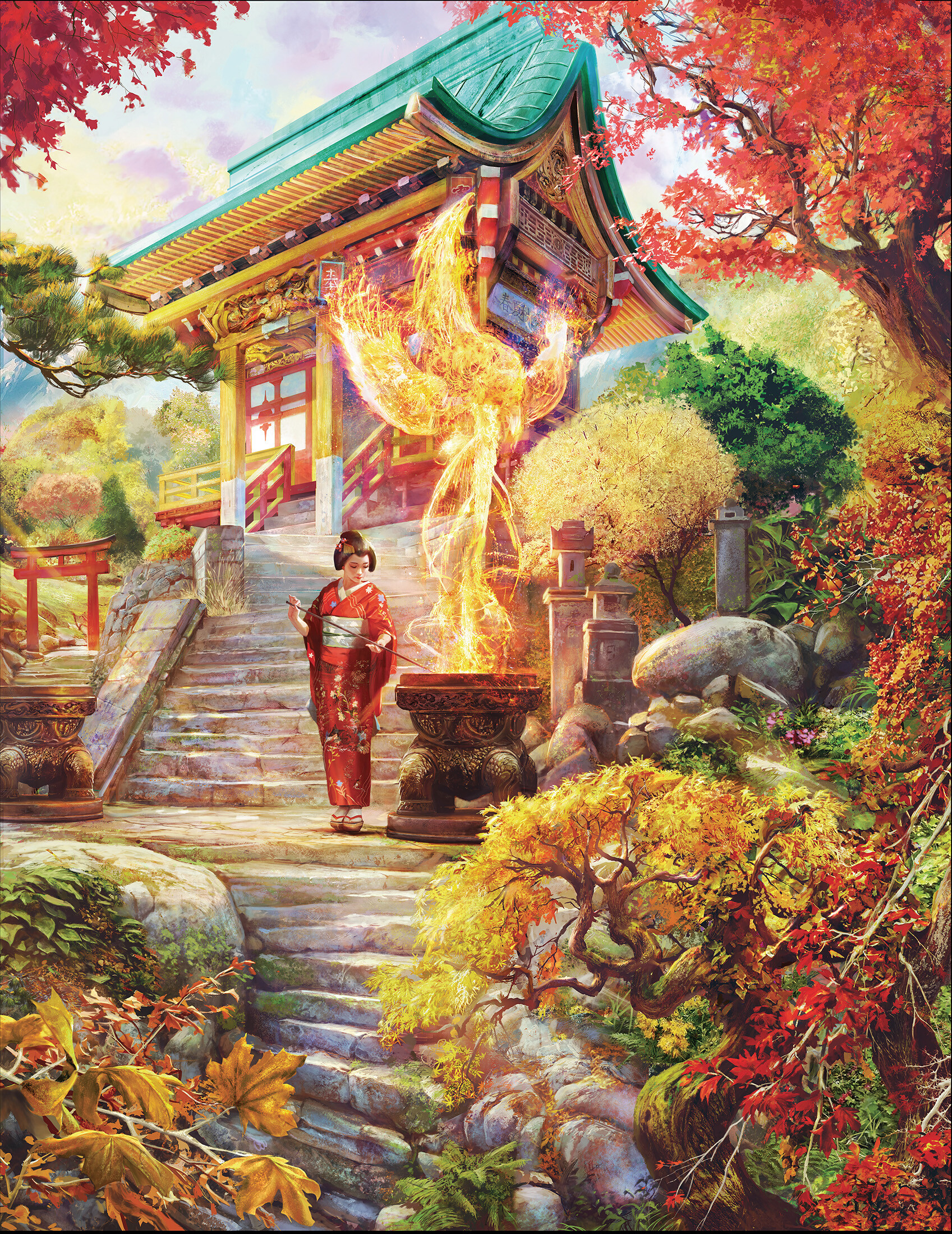 ArtStation - CELESTIAL REALMS L5R