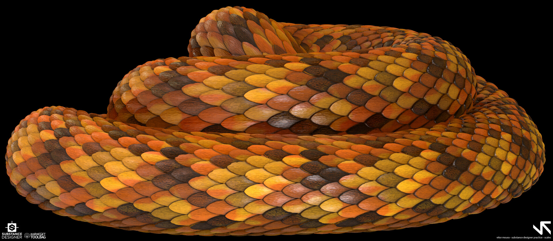 Vitor Moura - Substance Designer Practice - Scales