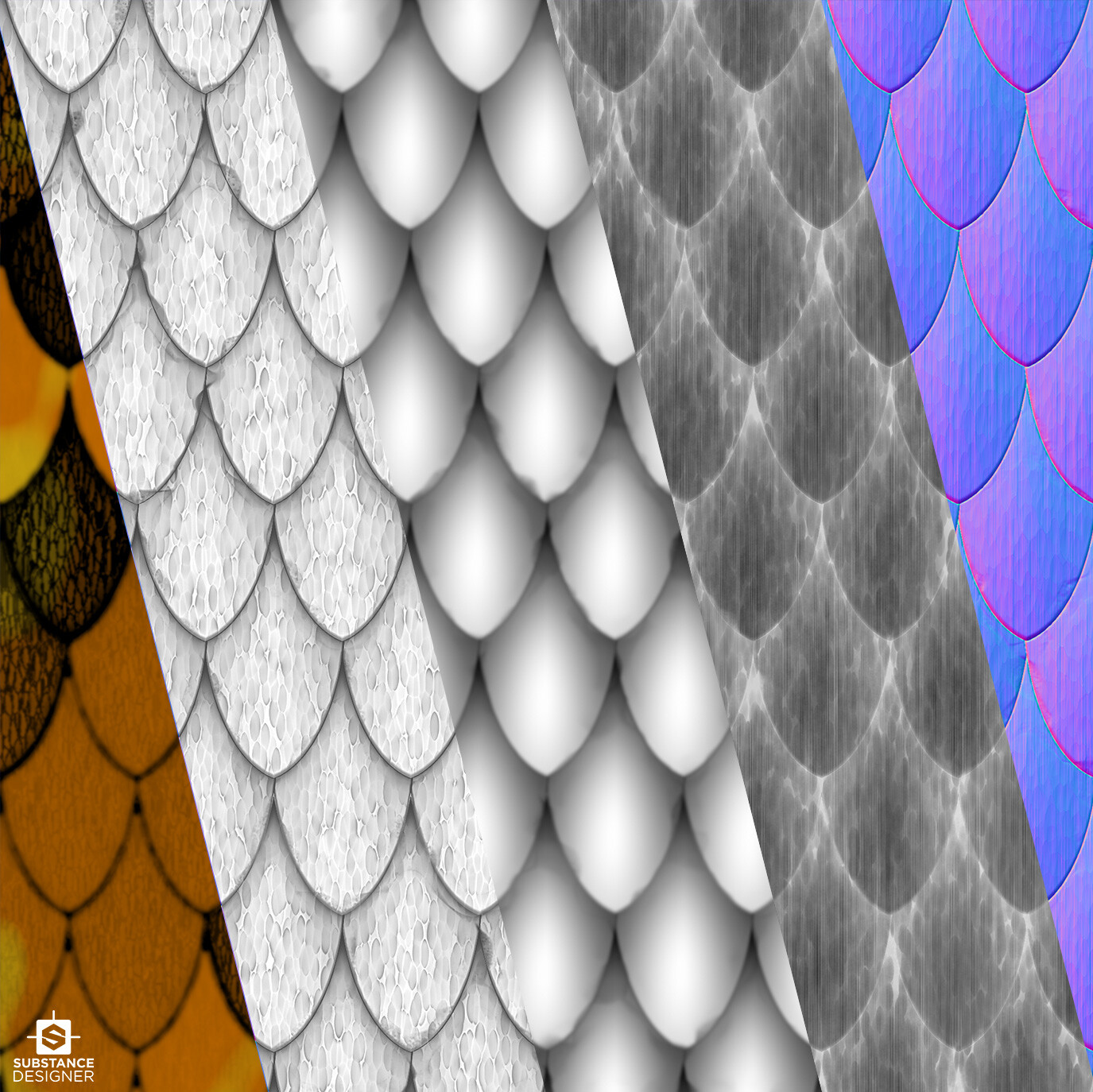 Vitor Moura - Substance Designer Practice - Scales