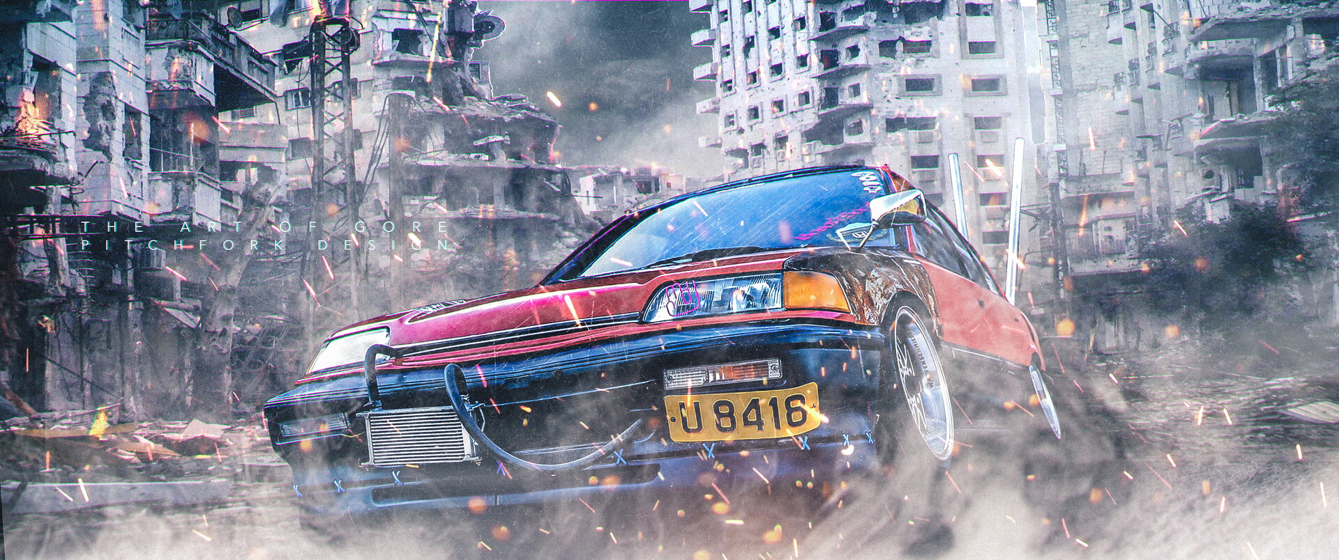 ArtStation - Honda Civic / The art of gore