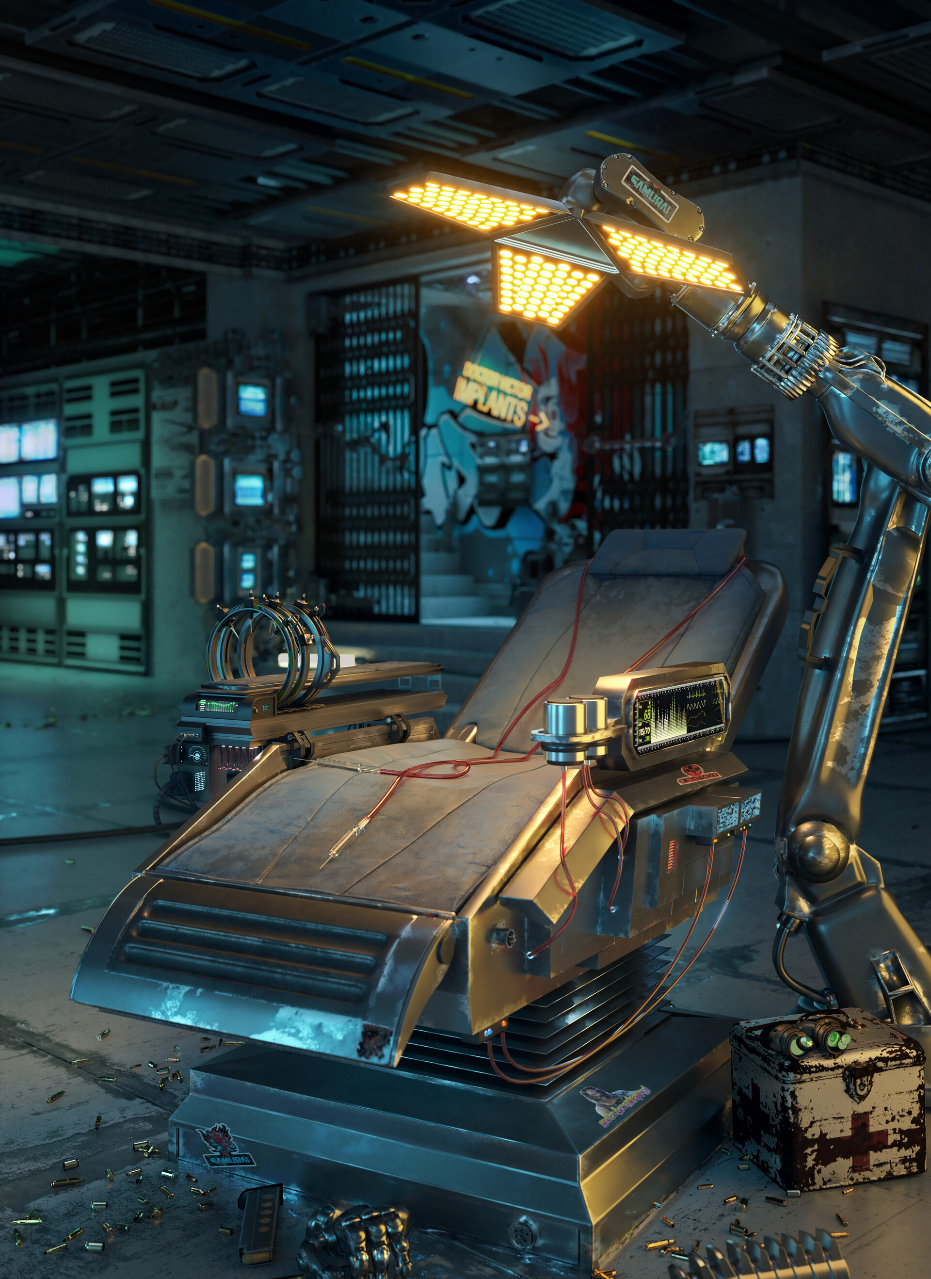 ArtStation - Cyberpunk Basement