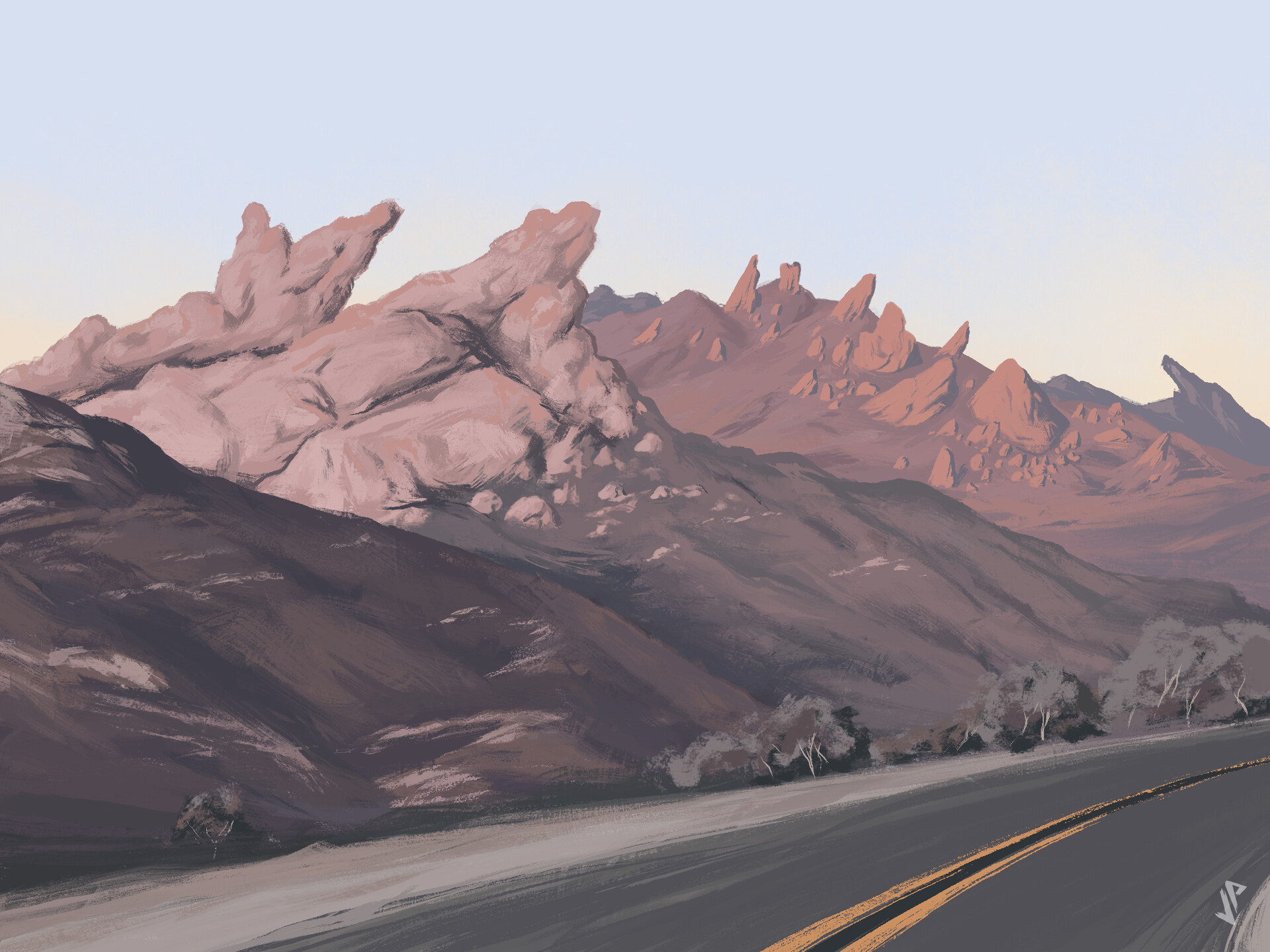 ArtStation - Back Road