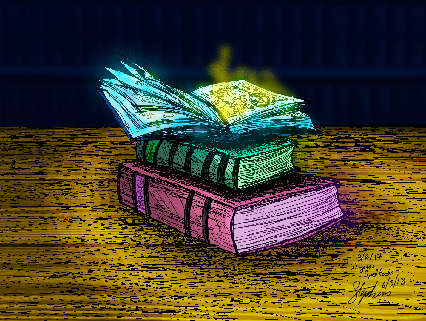 ArtStation - Wizard's Spellbooks