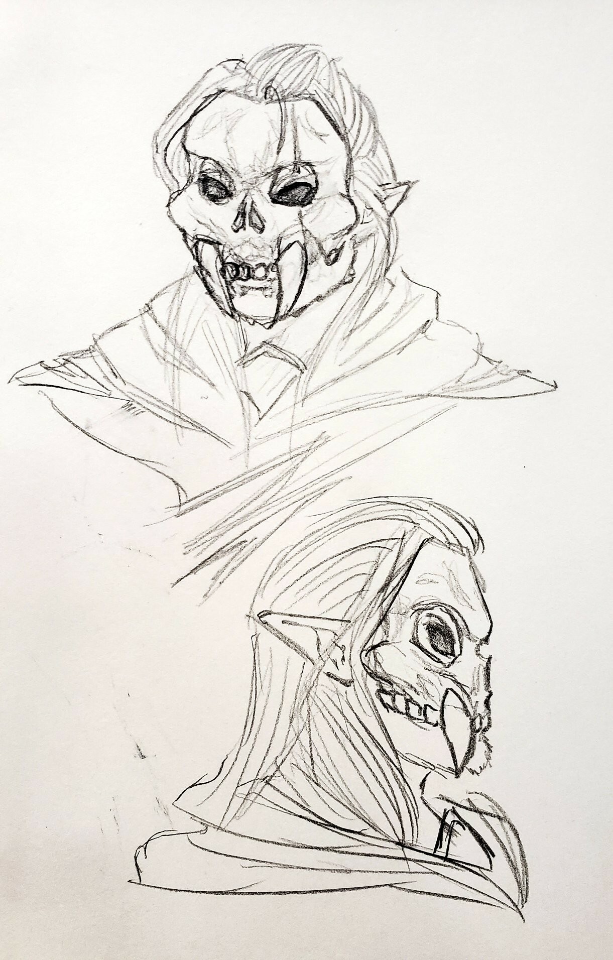 ArtStation - Boss Character Bust Sketch compilation