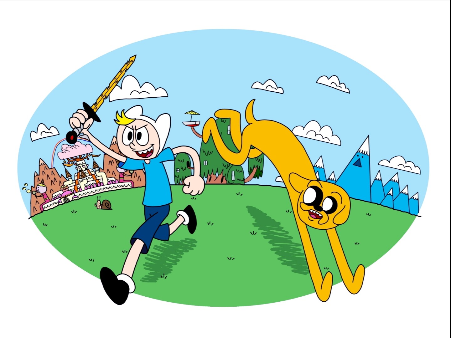 ArtStation - Adventure Time 10th Anniversary Tribute