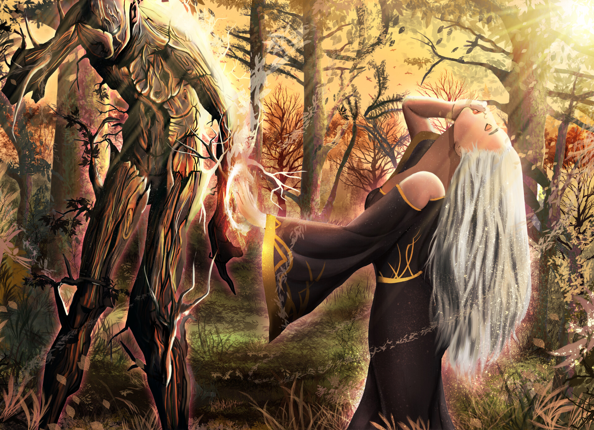 Enchanted Animated Witch