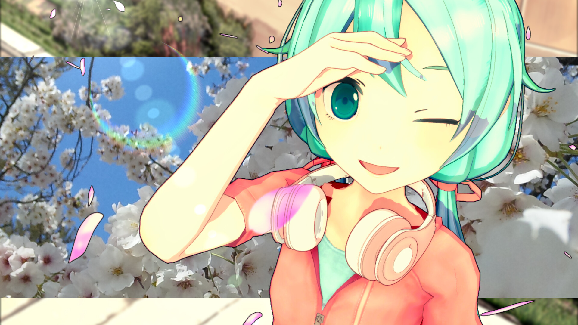 ArtStation - Hanami - cherry-blossom viewing