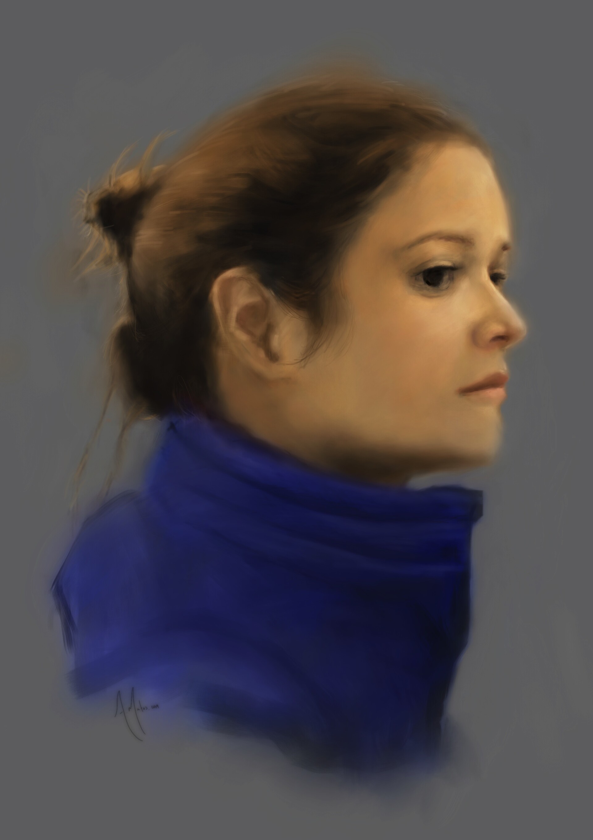 ArtStation - Portrait of Monica