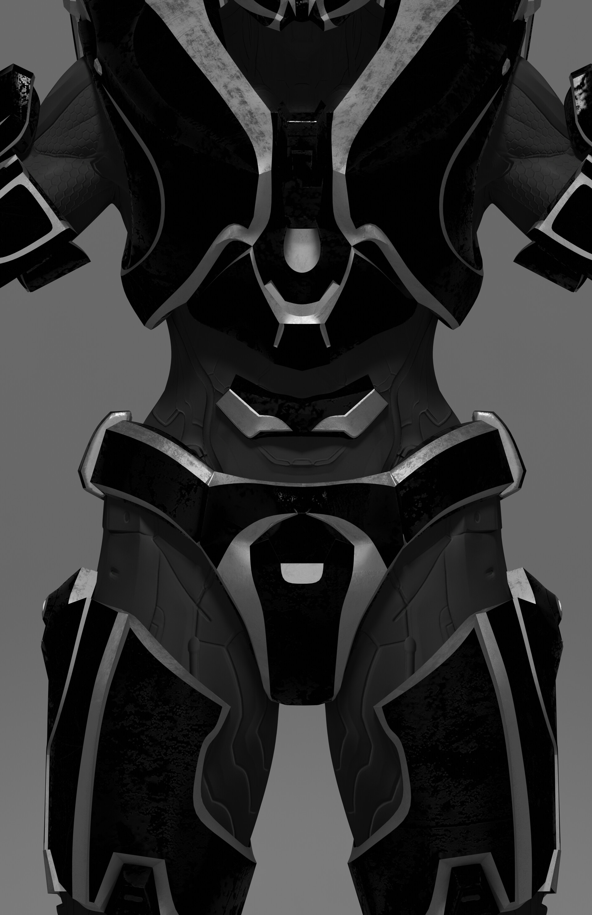 Halo 4 Fotus Armor Black And Red
