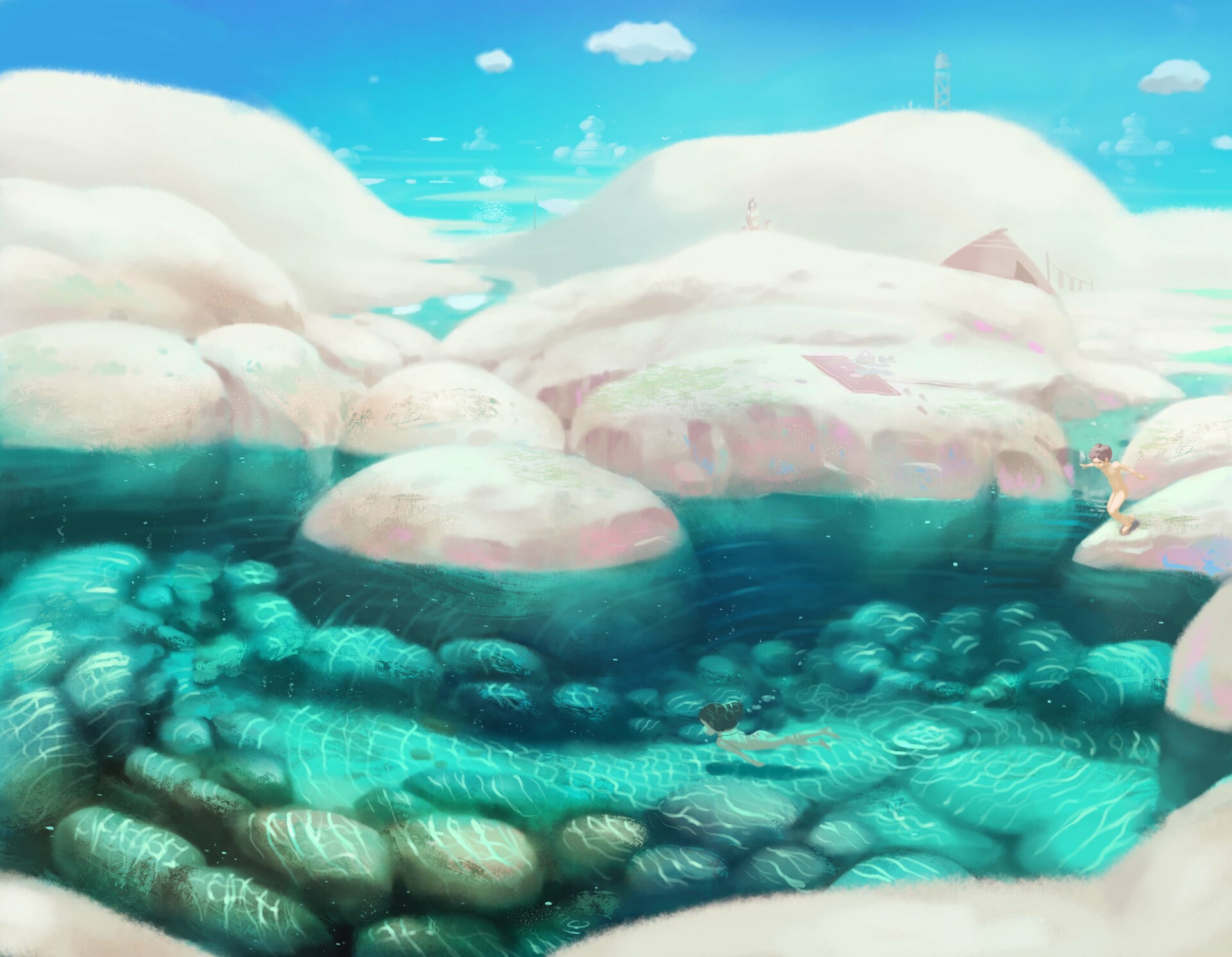 ArtStation - Turquoise in the desert