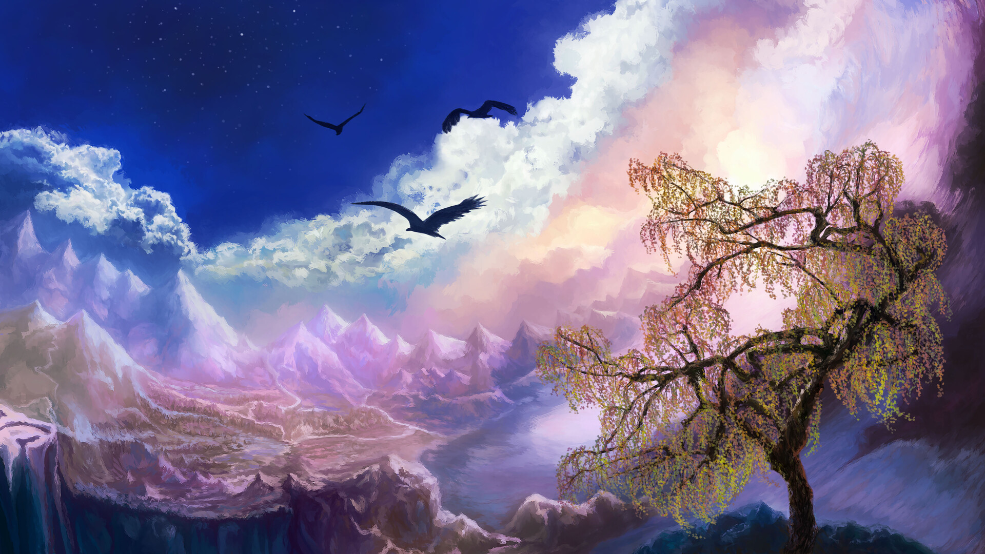 ArtStation - Tree revival to life