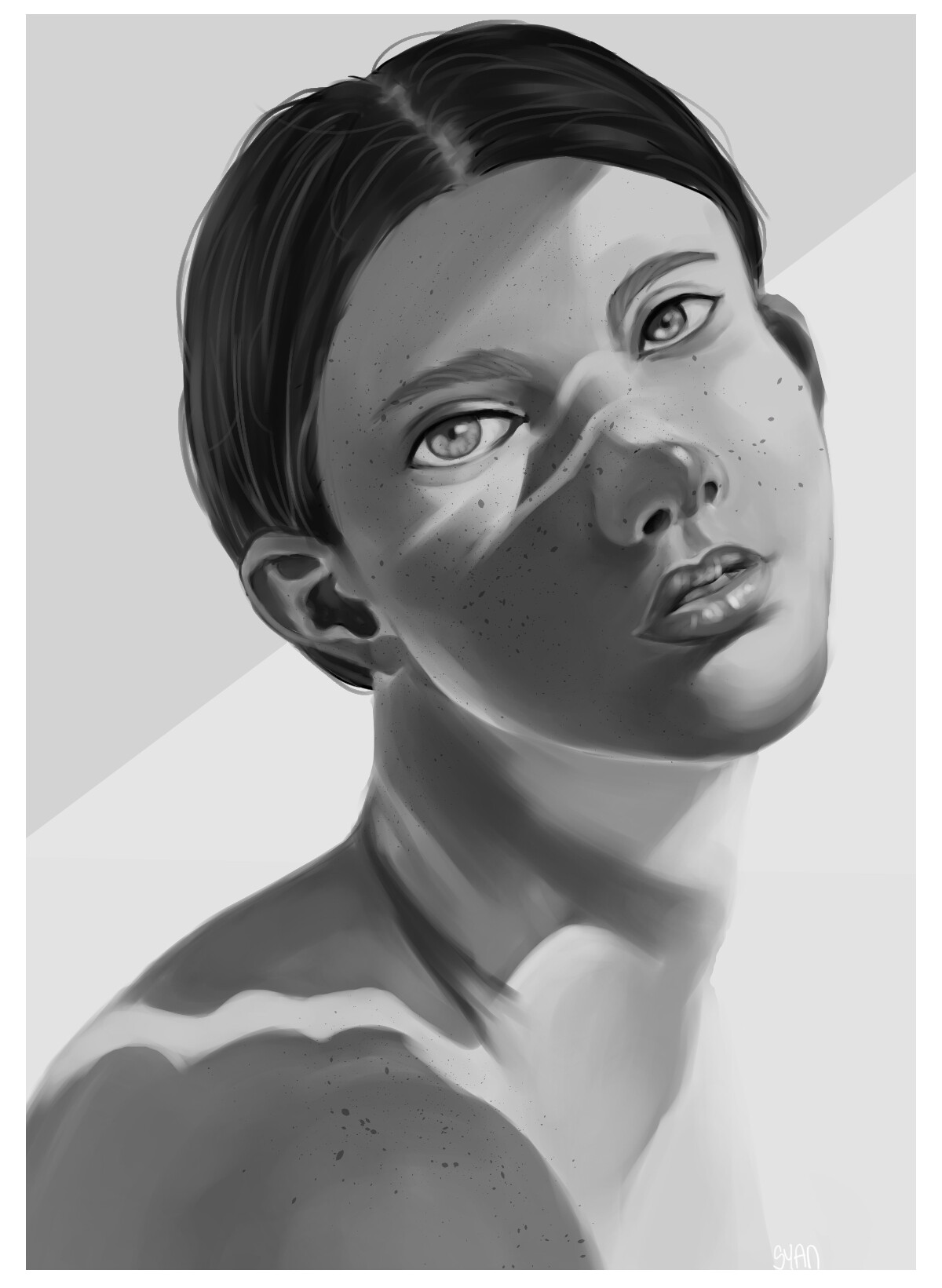 ArtStation - Greyscale practice