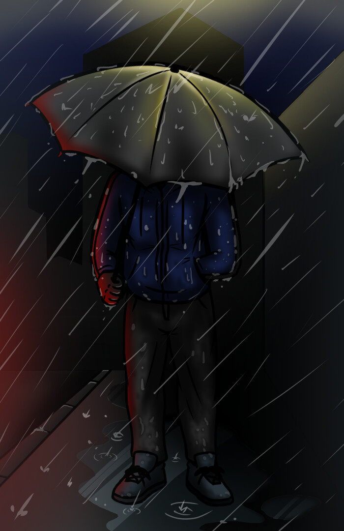 ArtStation - Rainy Night In The City