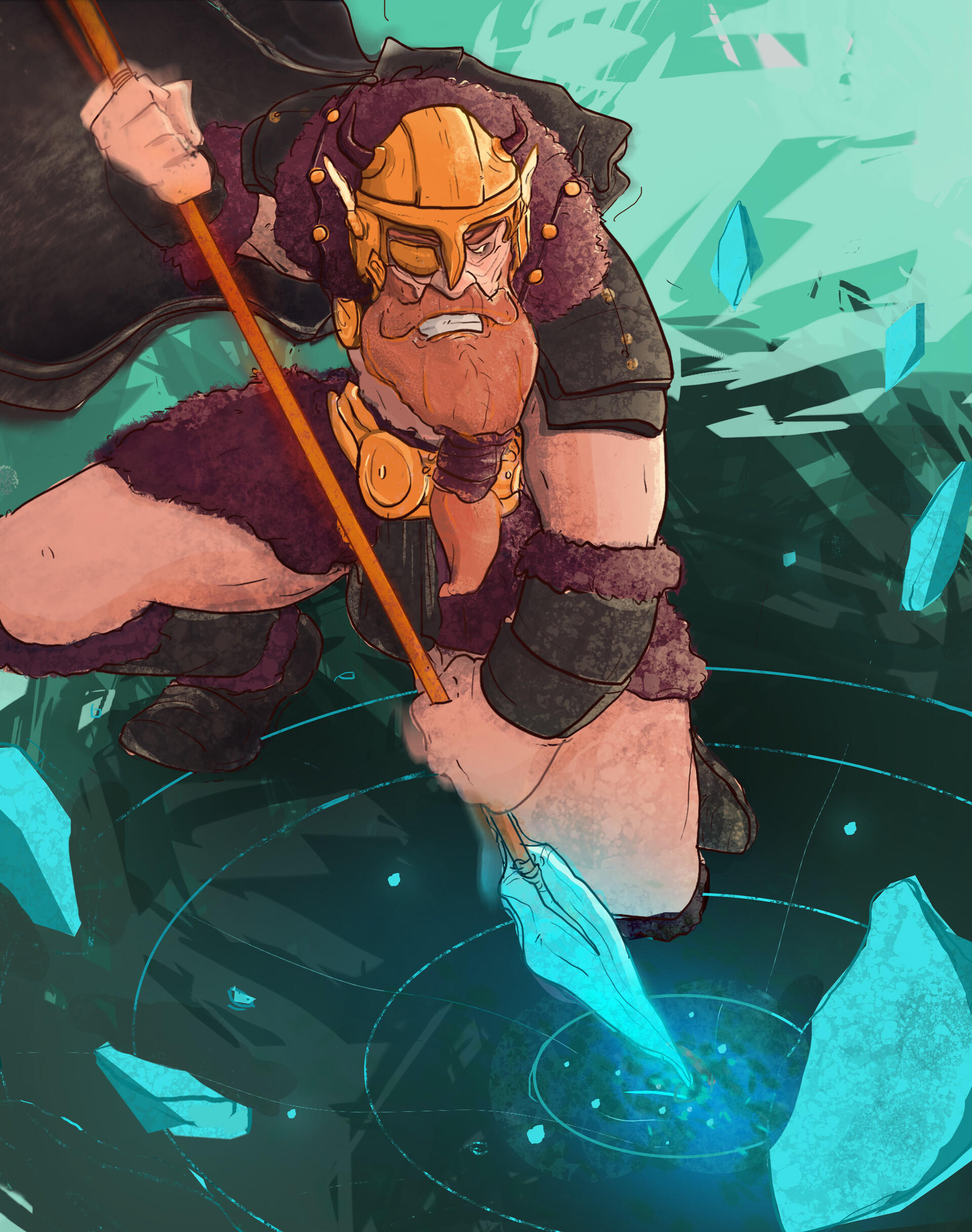 ArtStation - Odin's quest for knowledge.