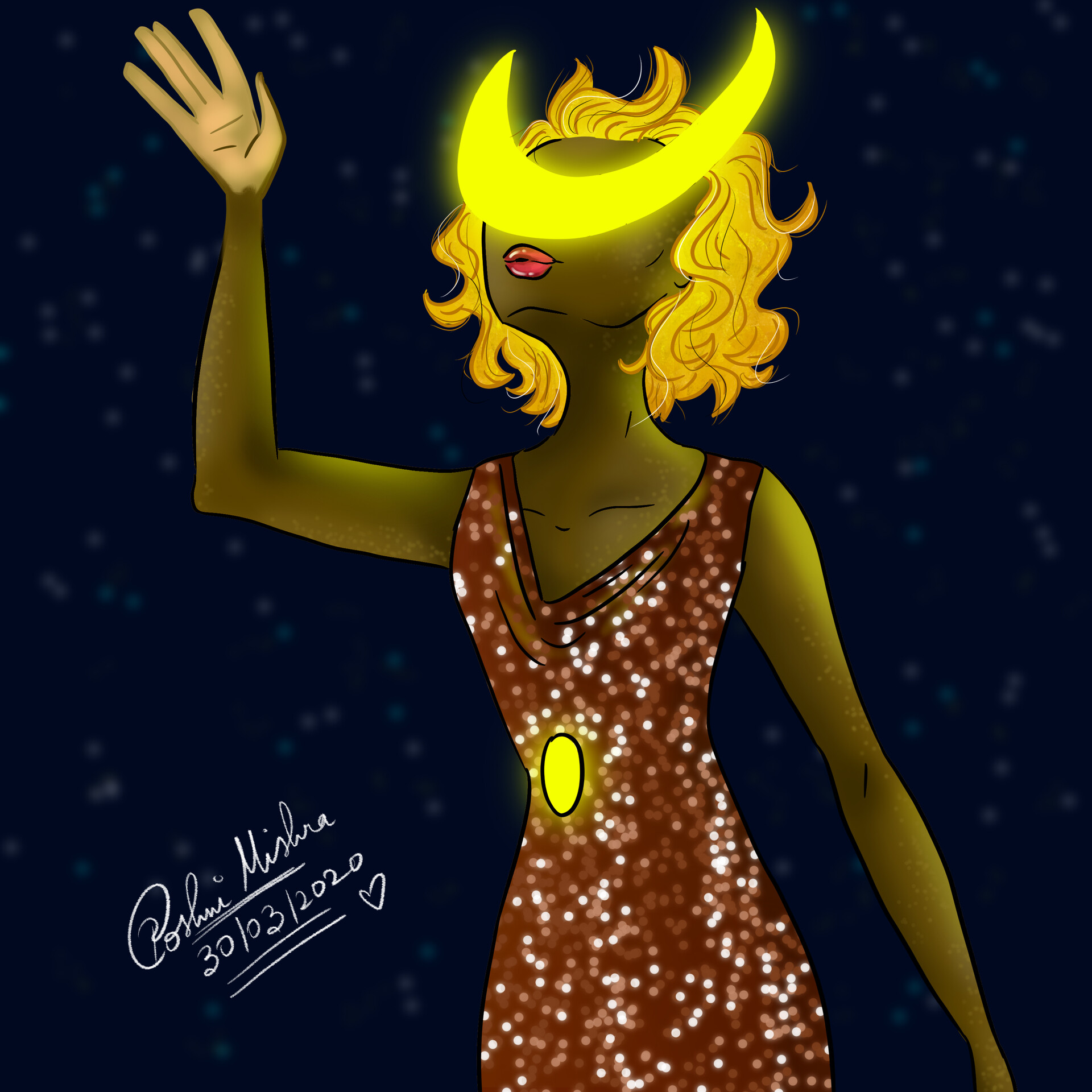 ArtStation - Moon Angel.