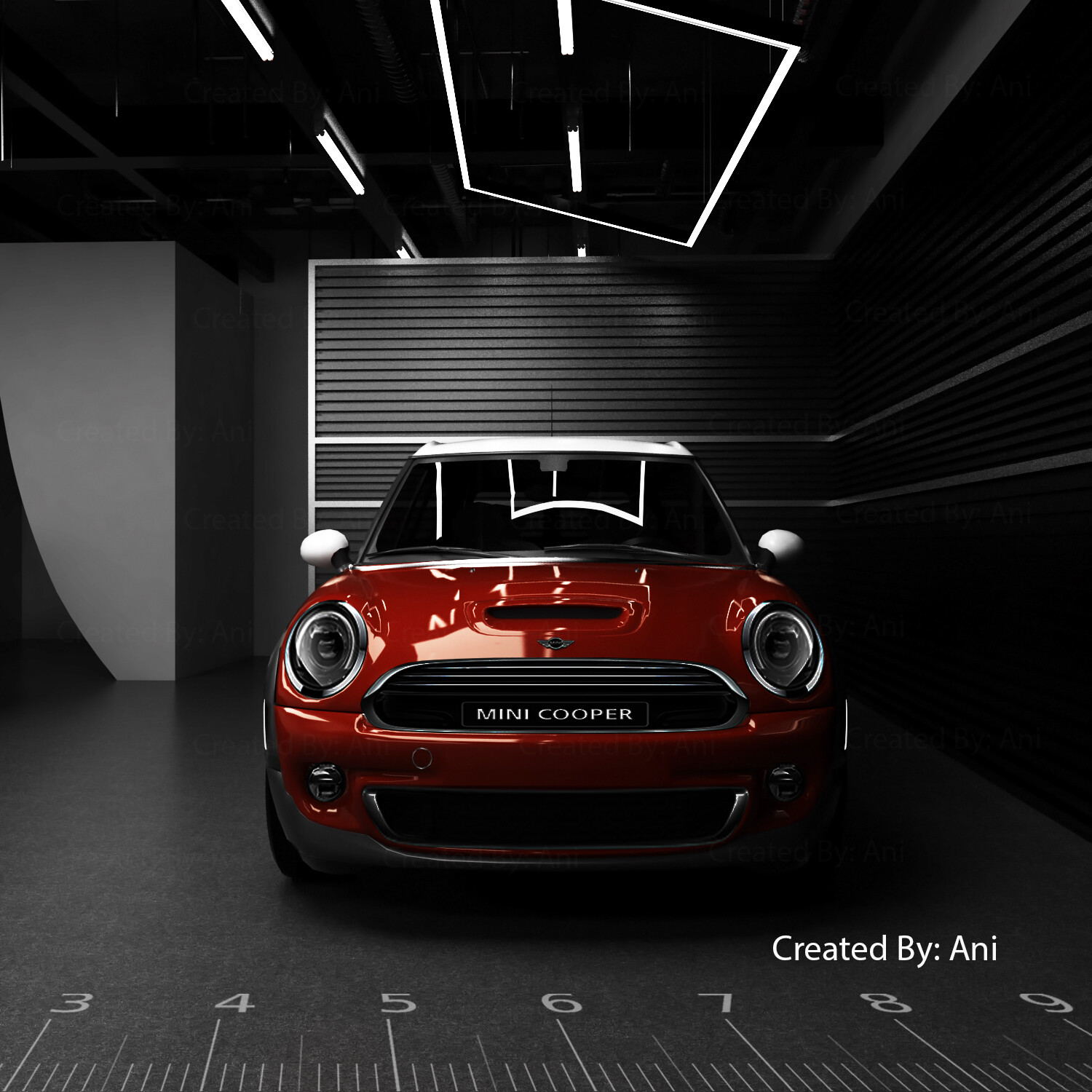 ArtStation - Mini cooper