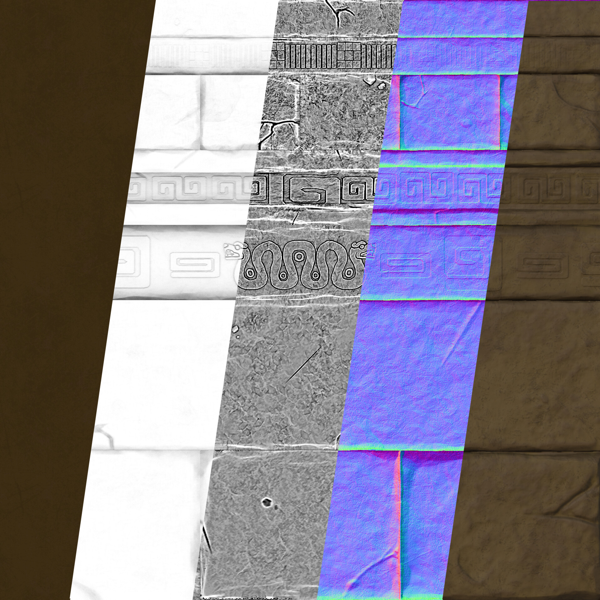 ArtStation - Aztec Trim Sheet