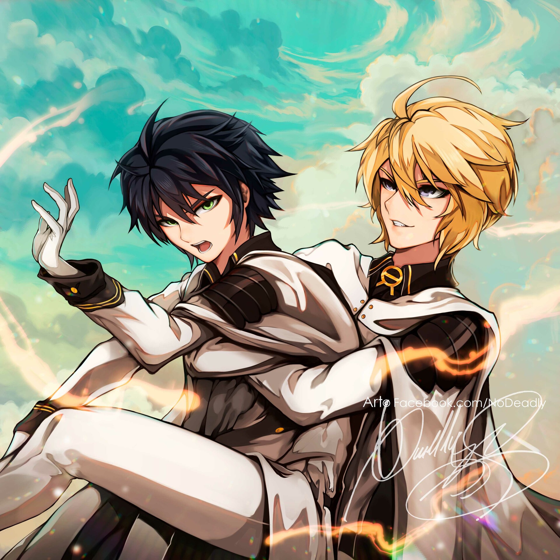 ArtStation - OWARI NO SERAPH FANART
