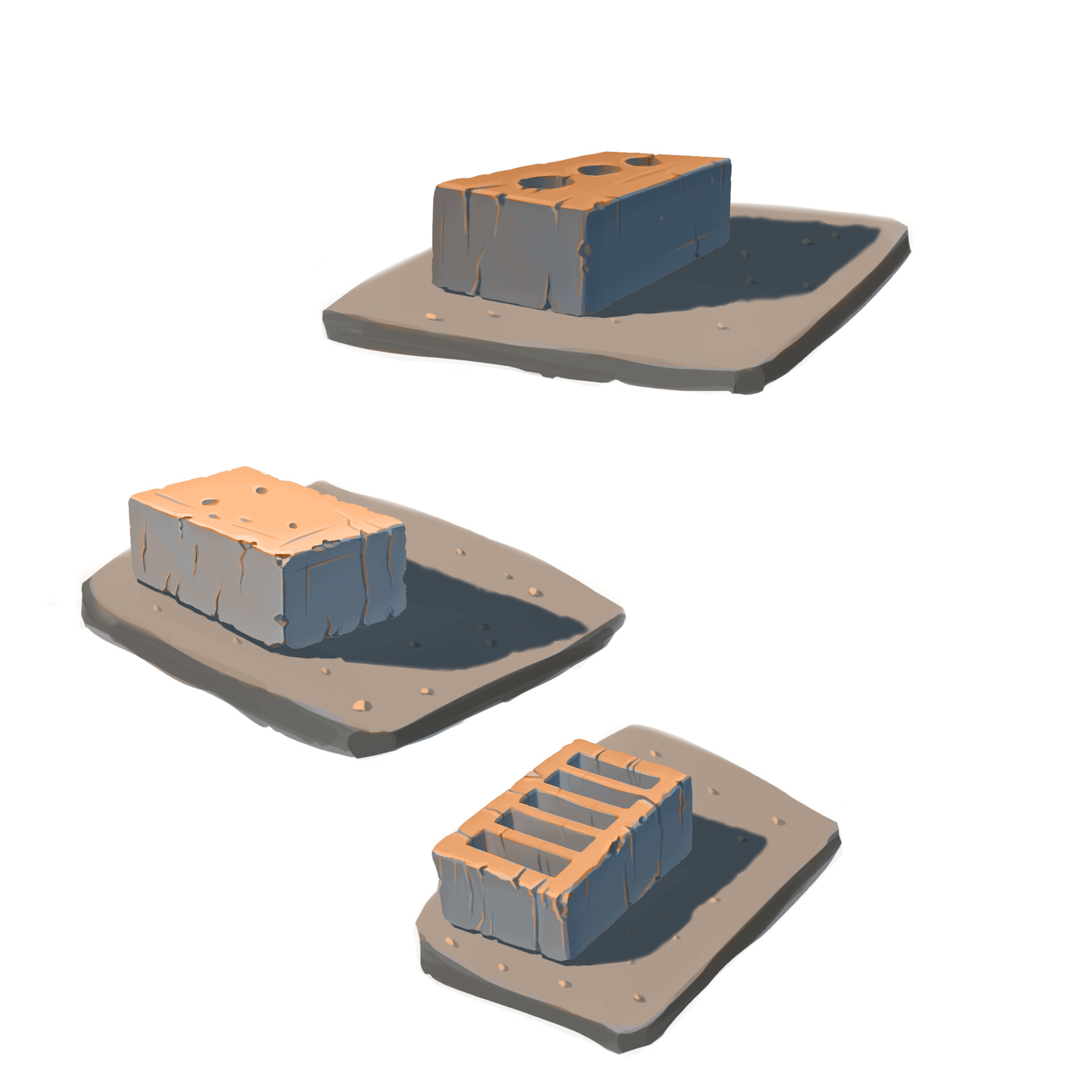 ArtStation - brick study