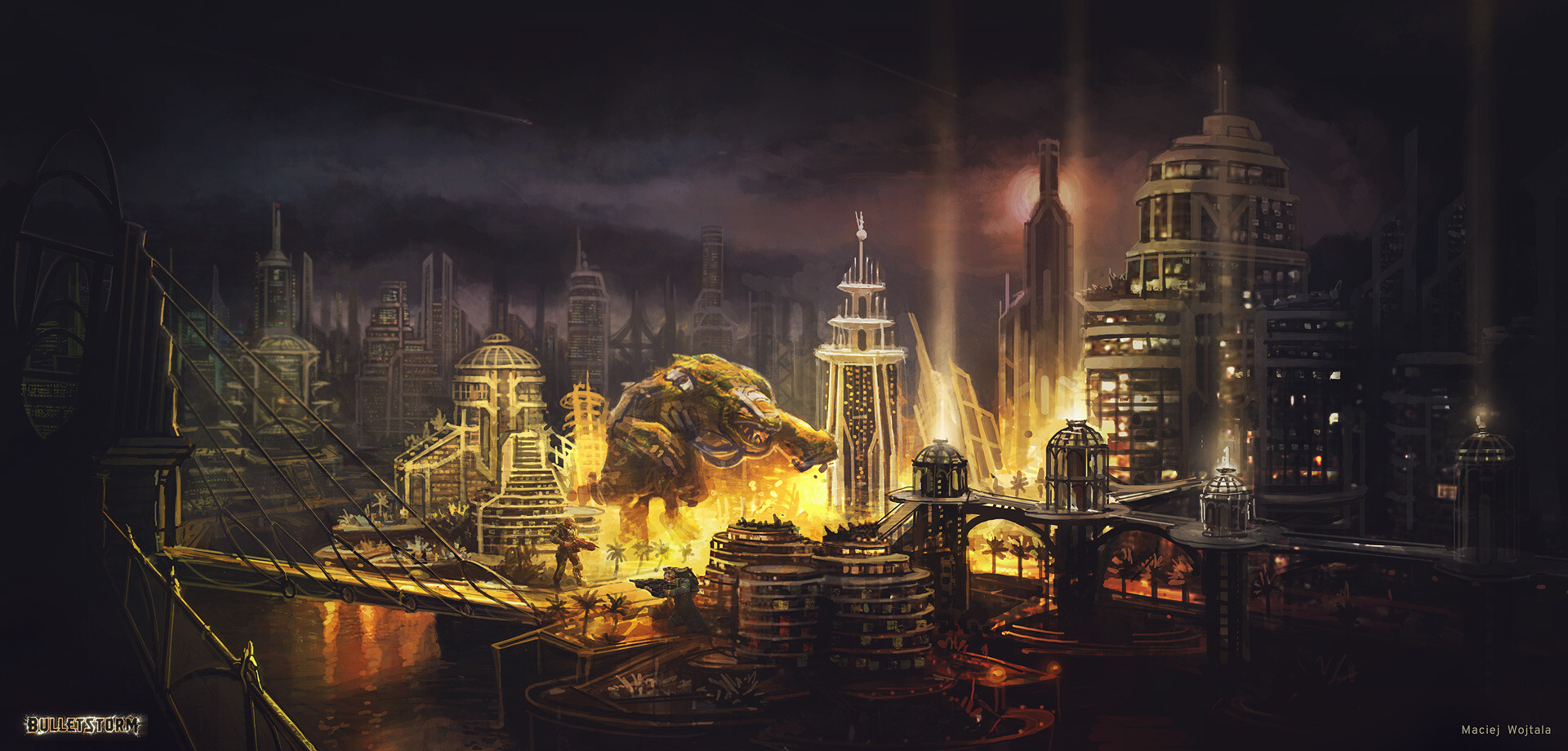 Maciej Wojtala - Bulletstorm | Concept art
