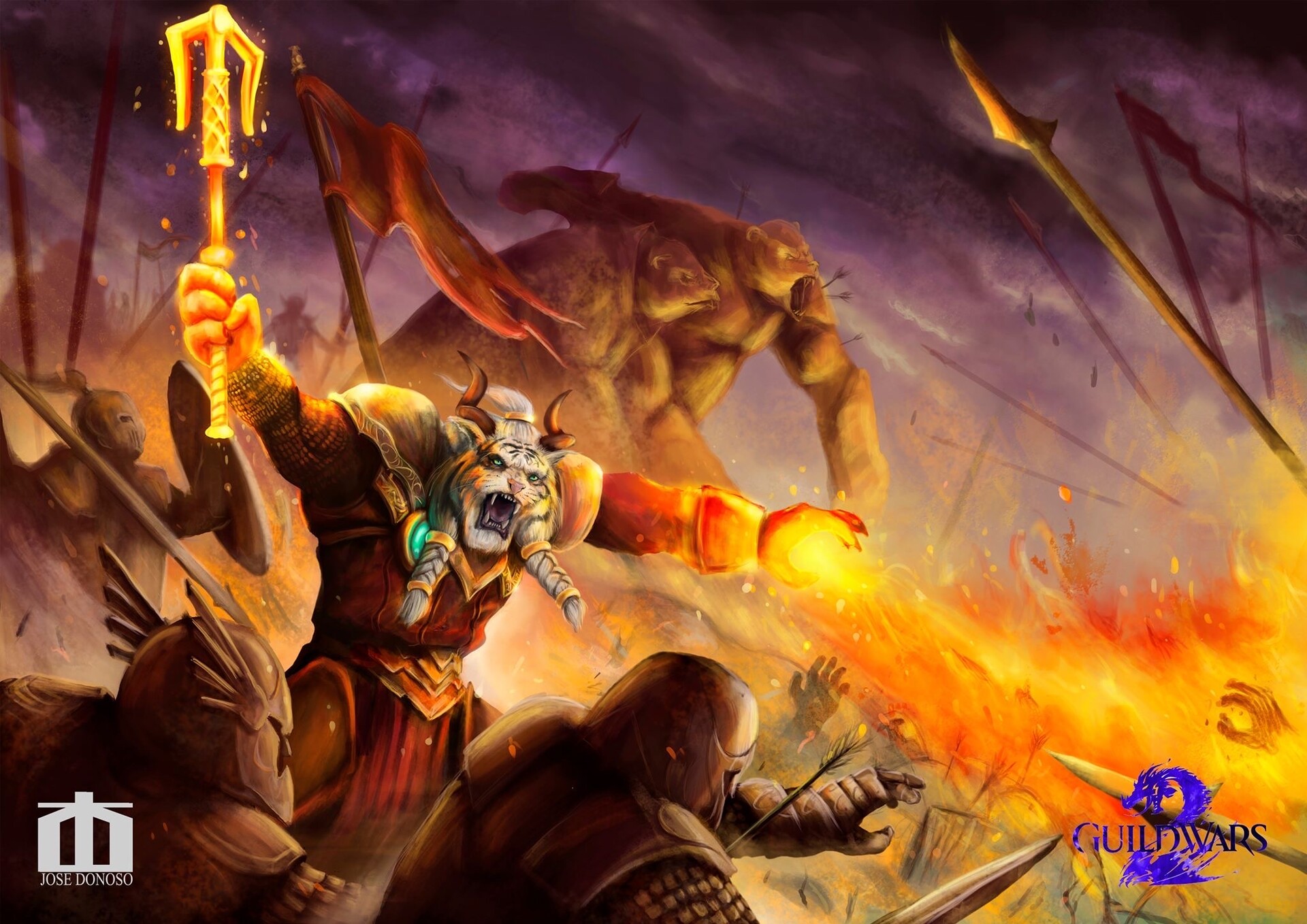 ArtStation - Splash art Guild wars 2