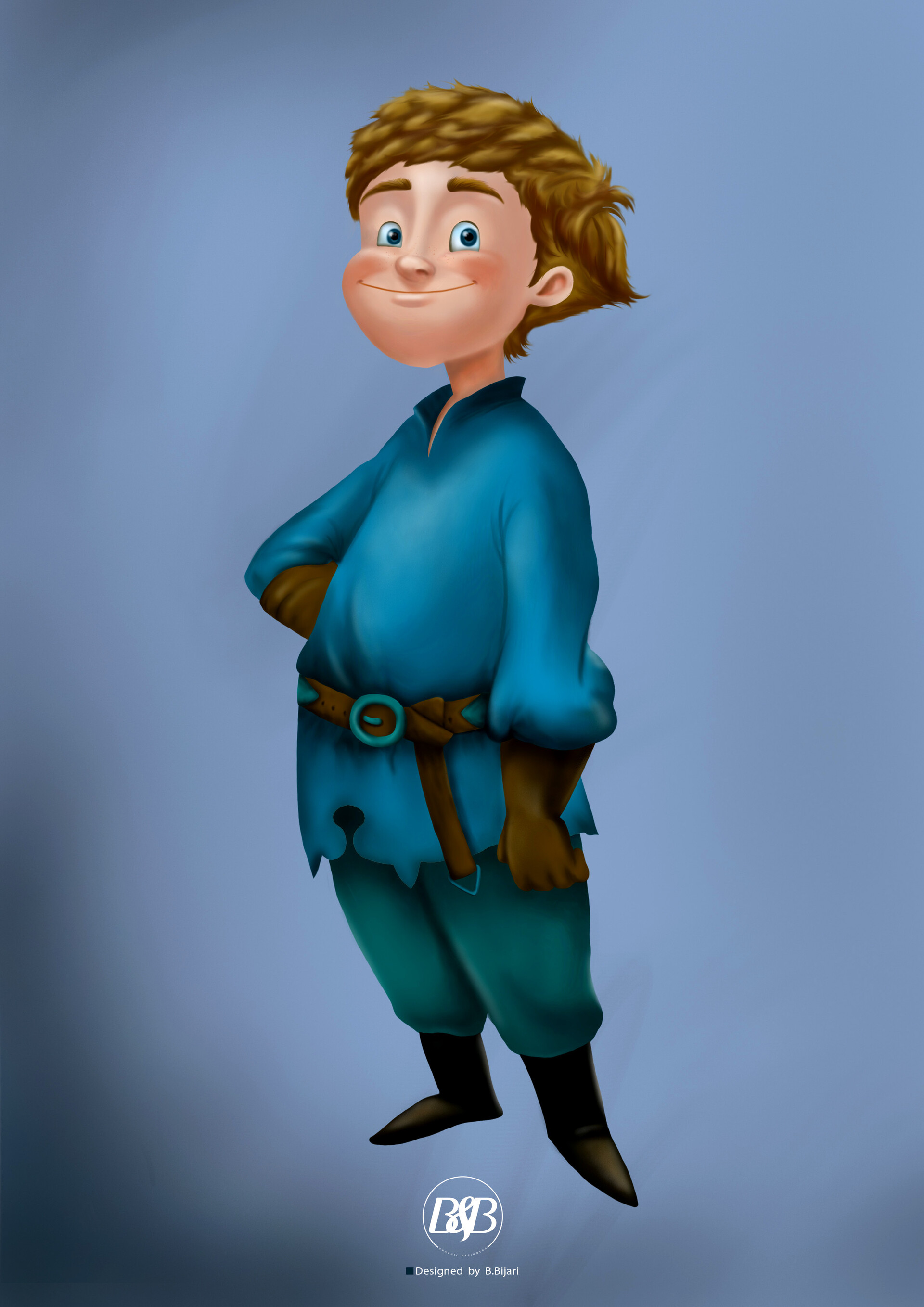 ArtStation - Digital paint (Animation style)