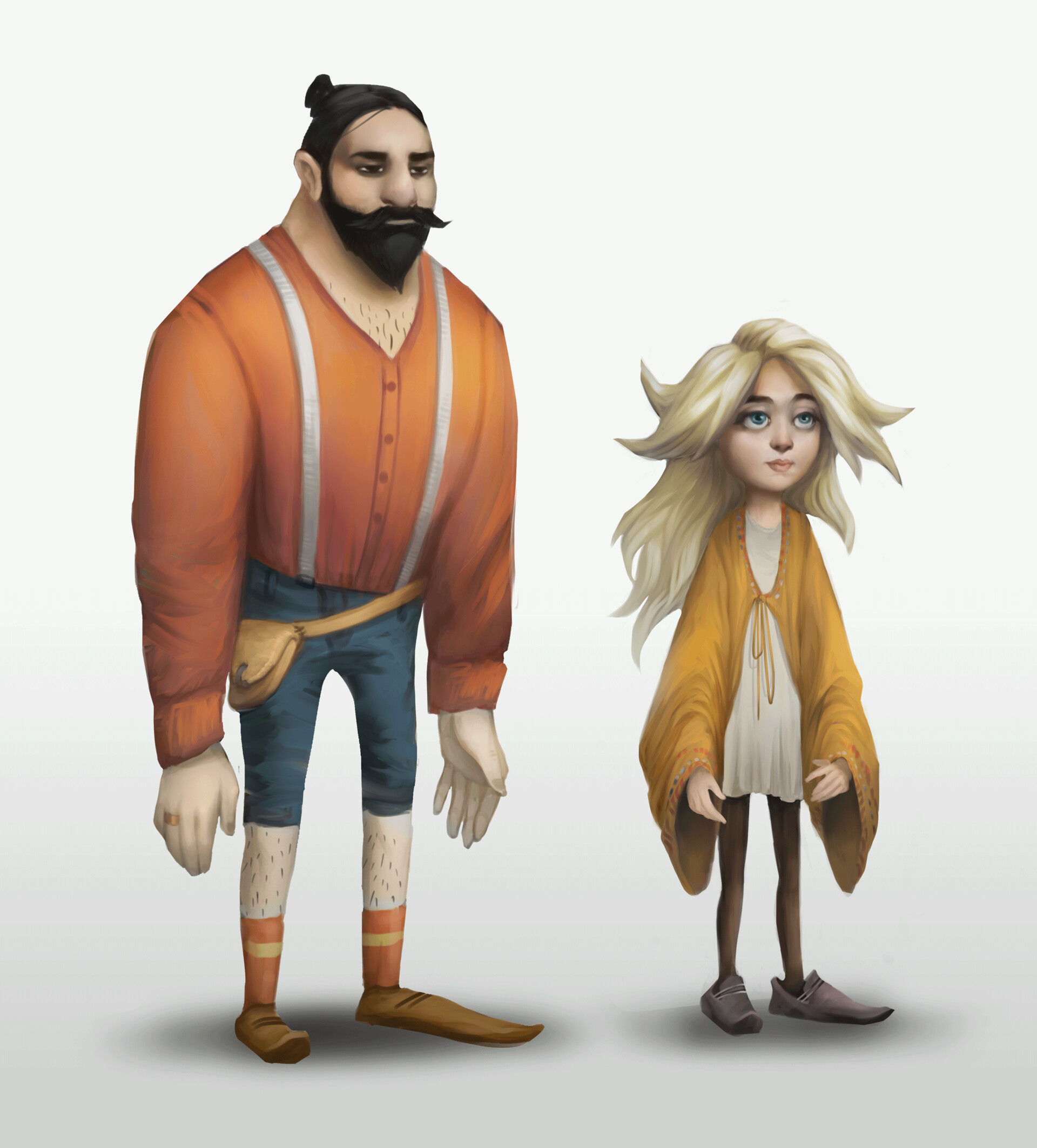 ArtStation - "14 Days" - Game characters concepts