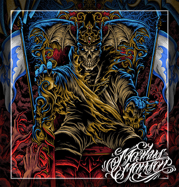 Markus Manson - A7X Israel Throne