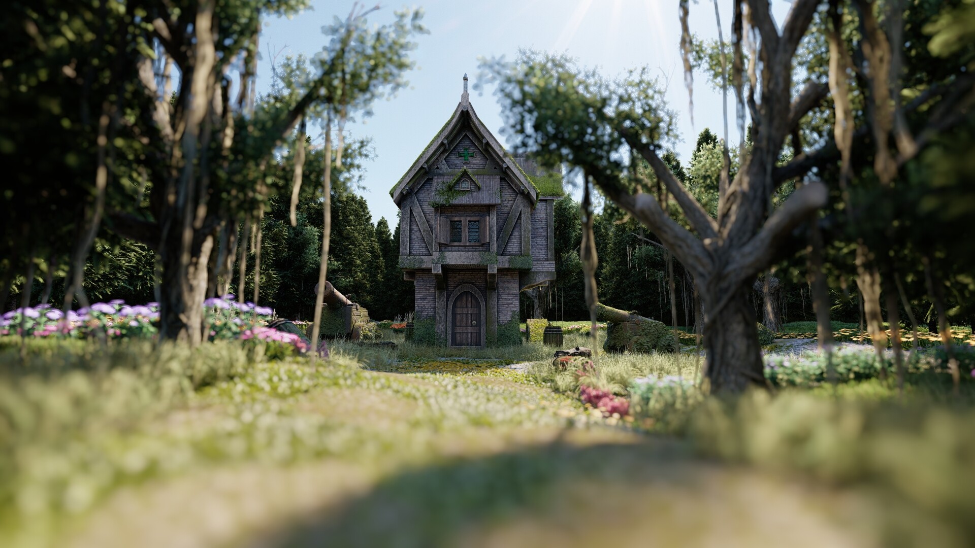 Trinath Sarkar - Dark Forest Old House