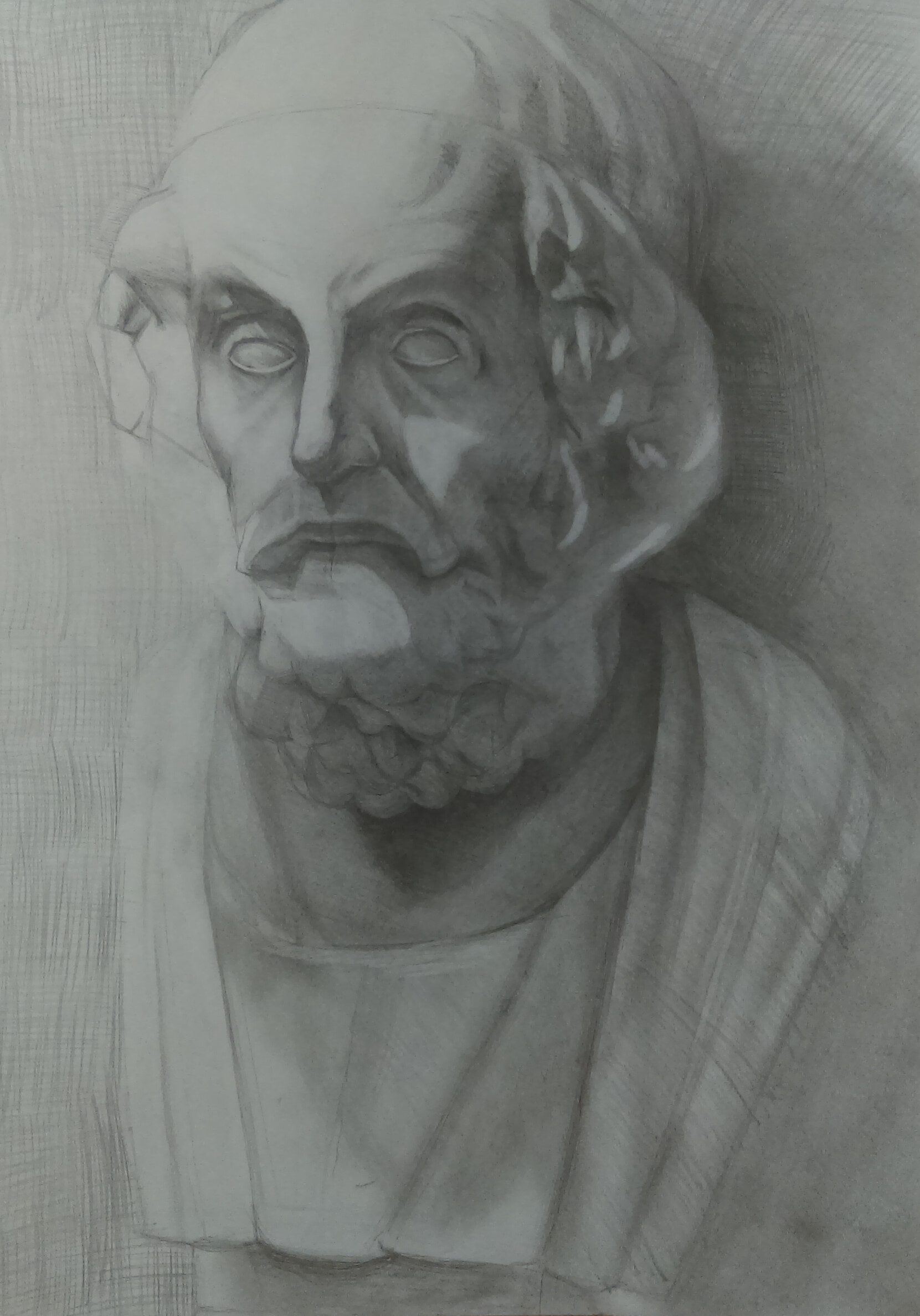 ArtStation - Philosopher Pencil Study