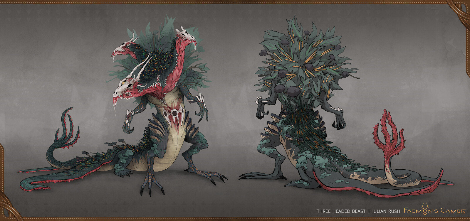 J Rush - Three Headed Beast