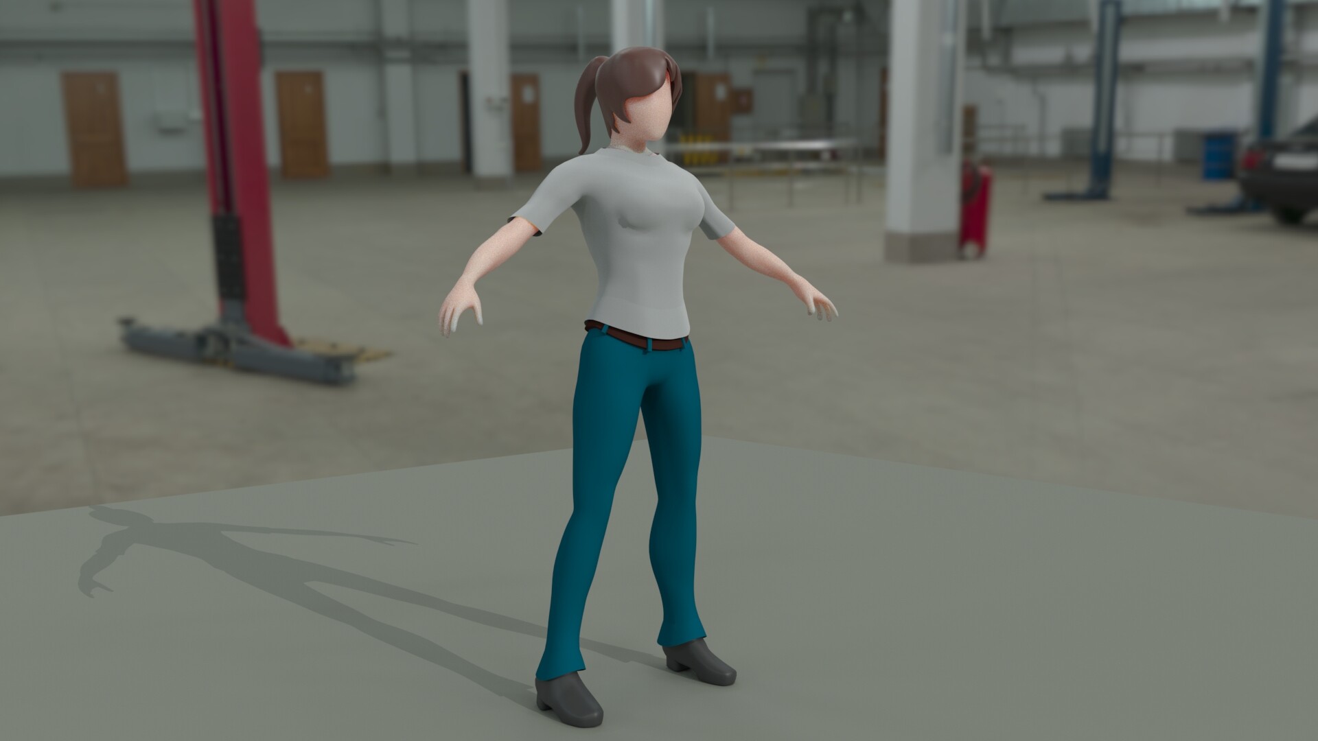 ArtStation - Lady - 3D Model