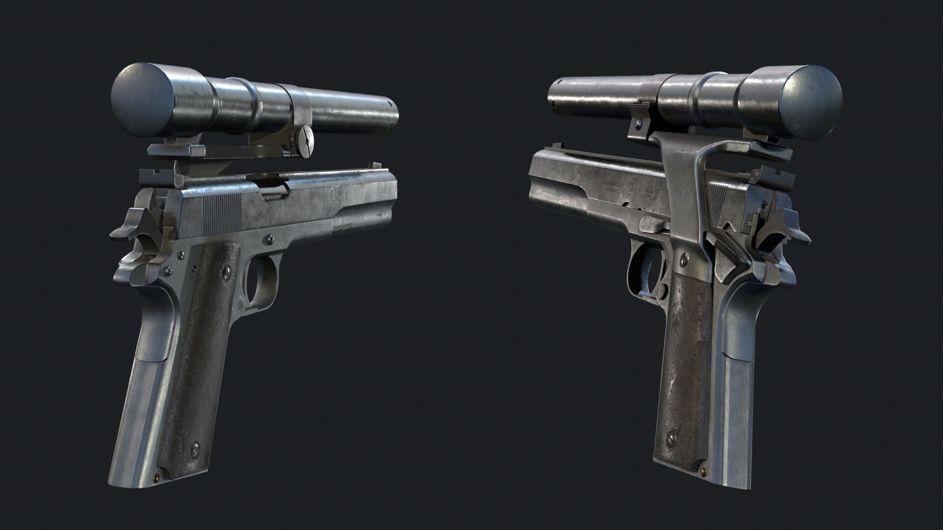 Aleksander Koćwin - AMT Hardballer .45 Longslide laser sight (Terminator 1)