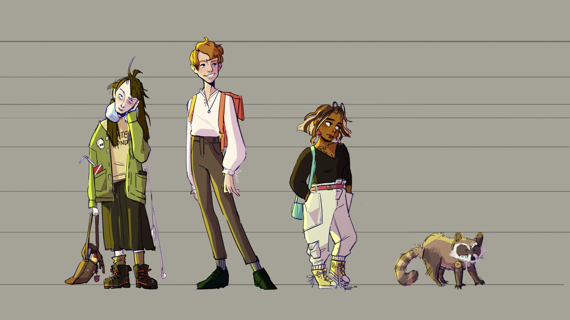 ArtStation - character line up