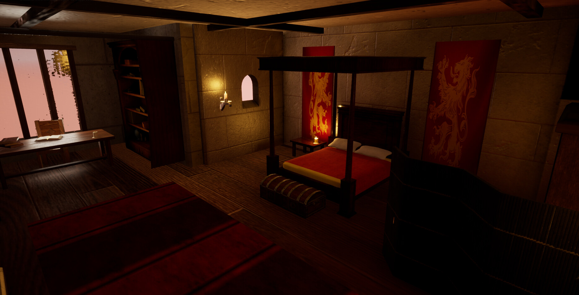 ArtStation - Digital Worlds: Assignment - Medieval Rooms