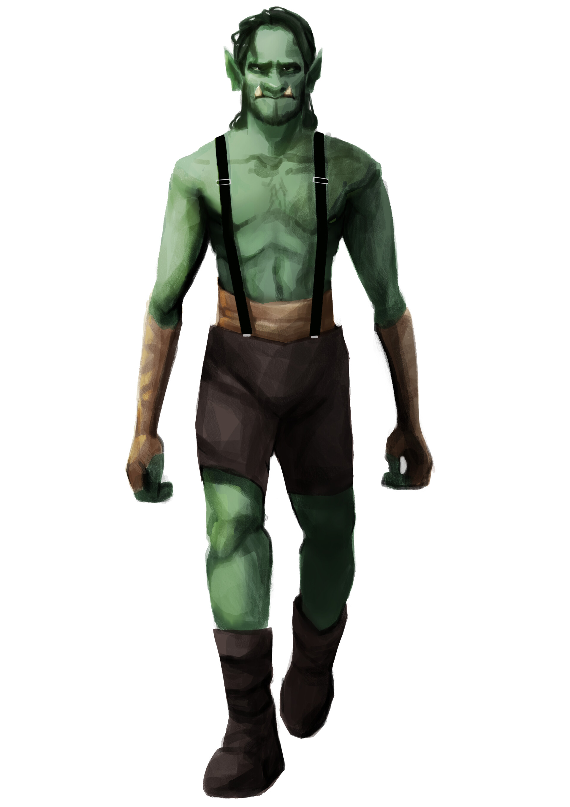 ArtStation - Skinny Orc Concept
