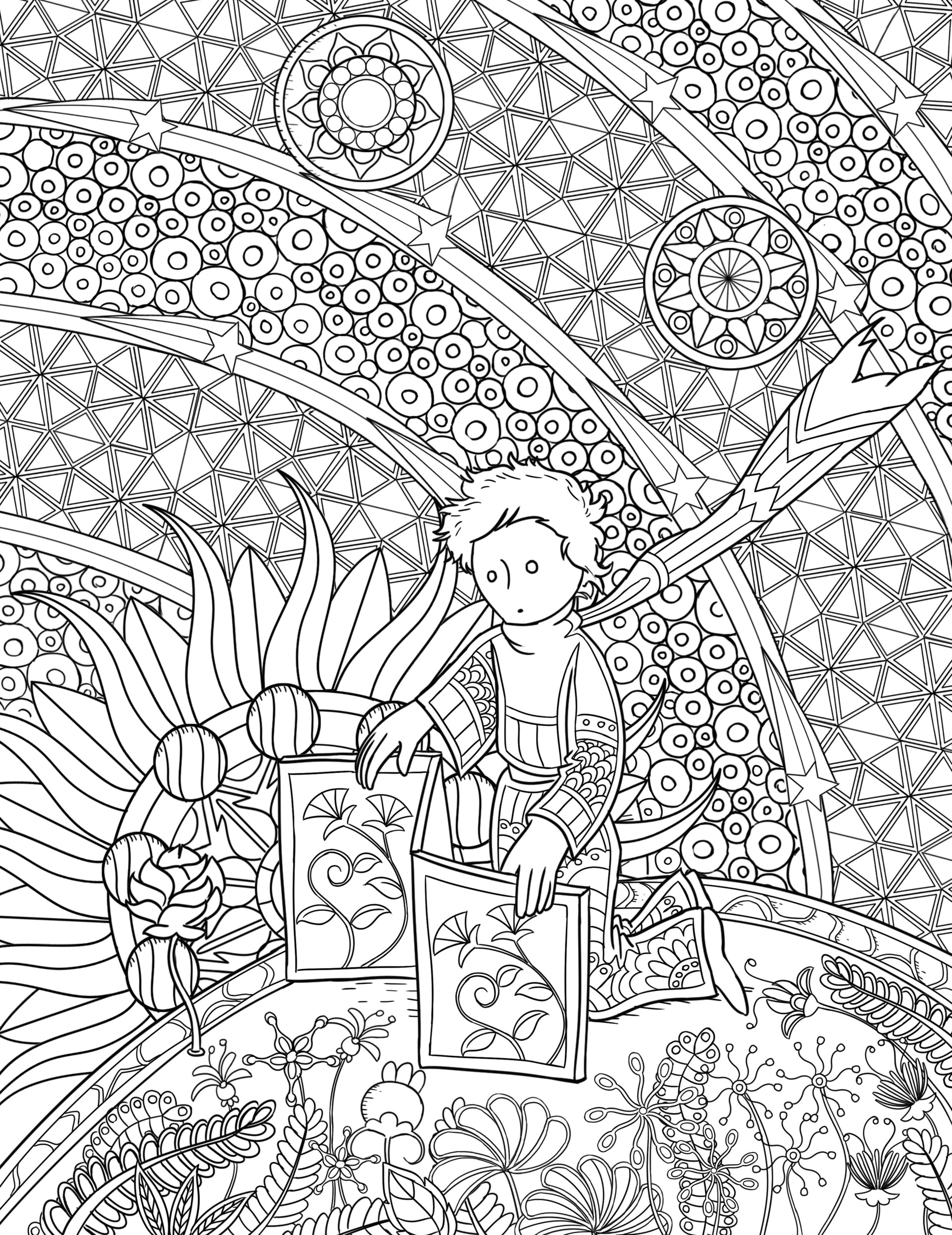 little prince coloring book
