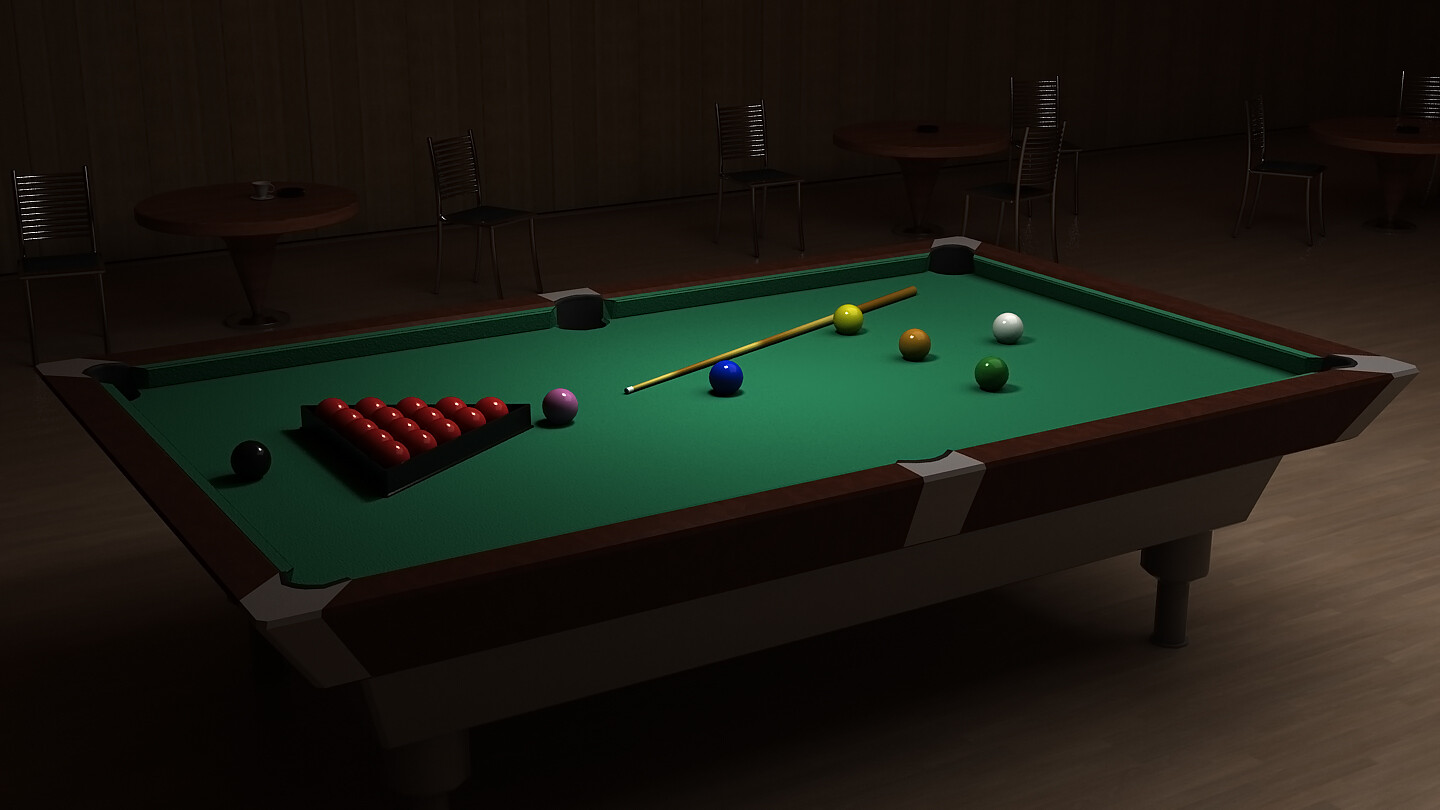 ArtStation - Pool Table