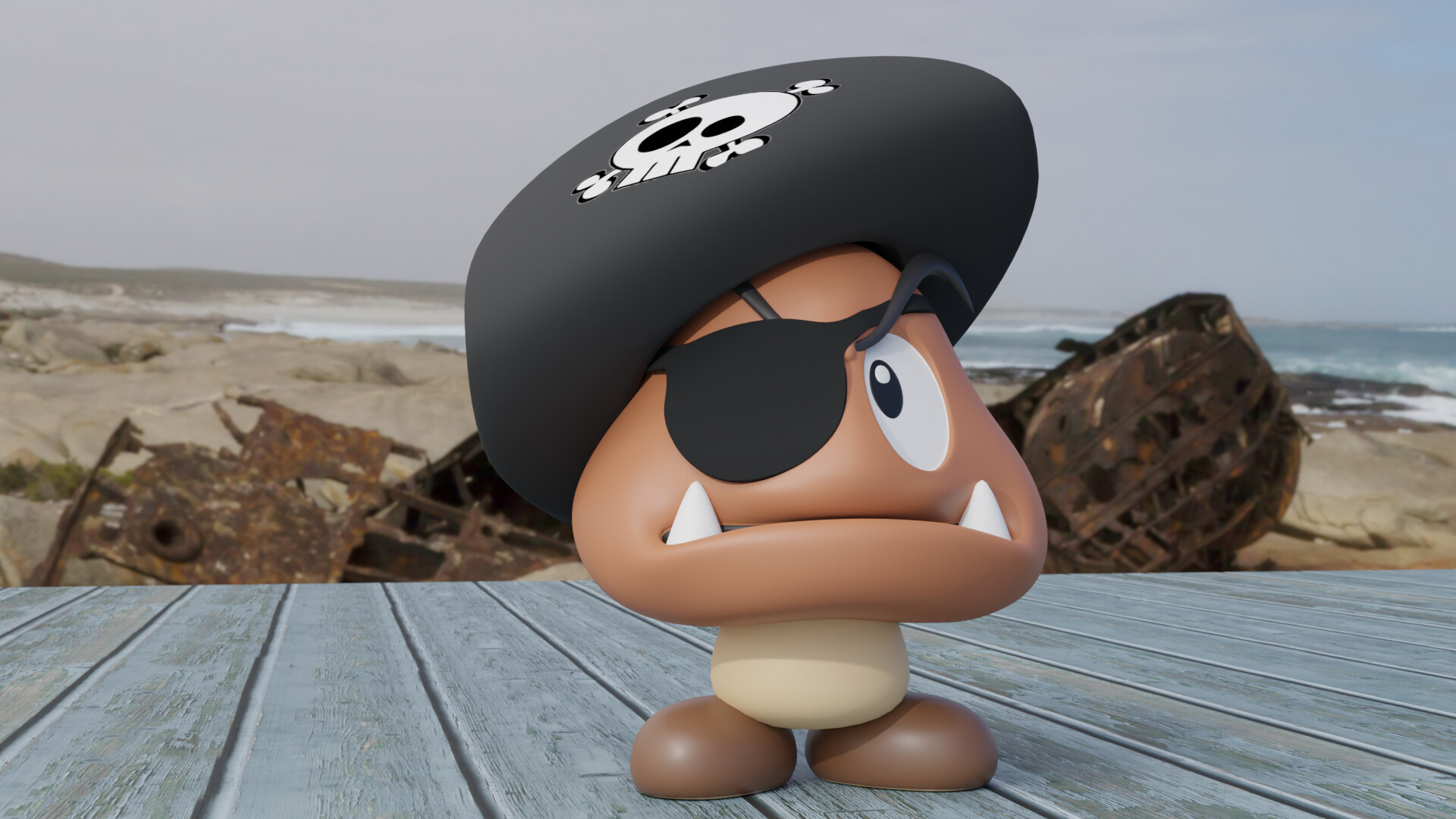 ArtStation - Goomba Pirata