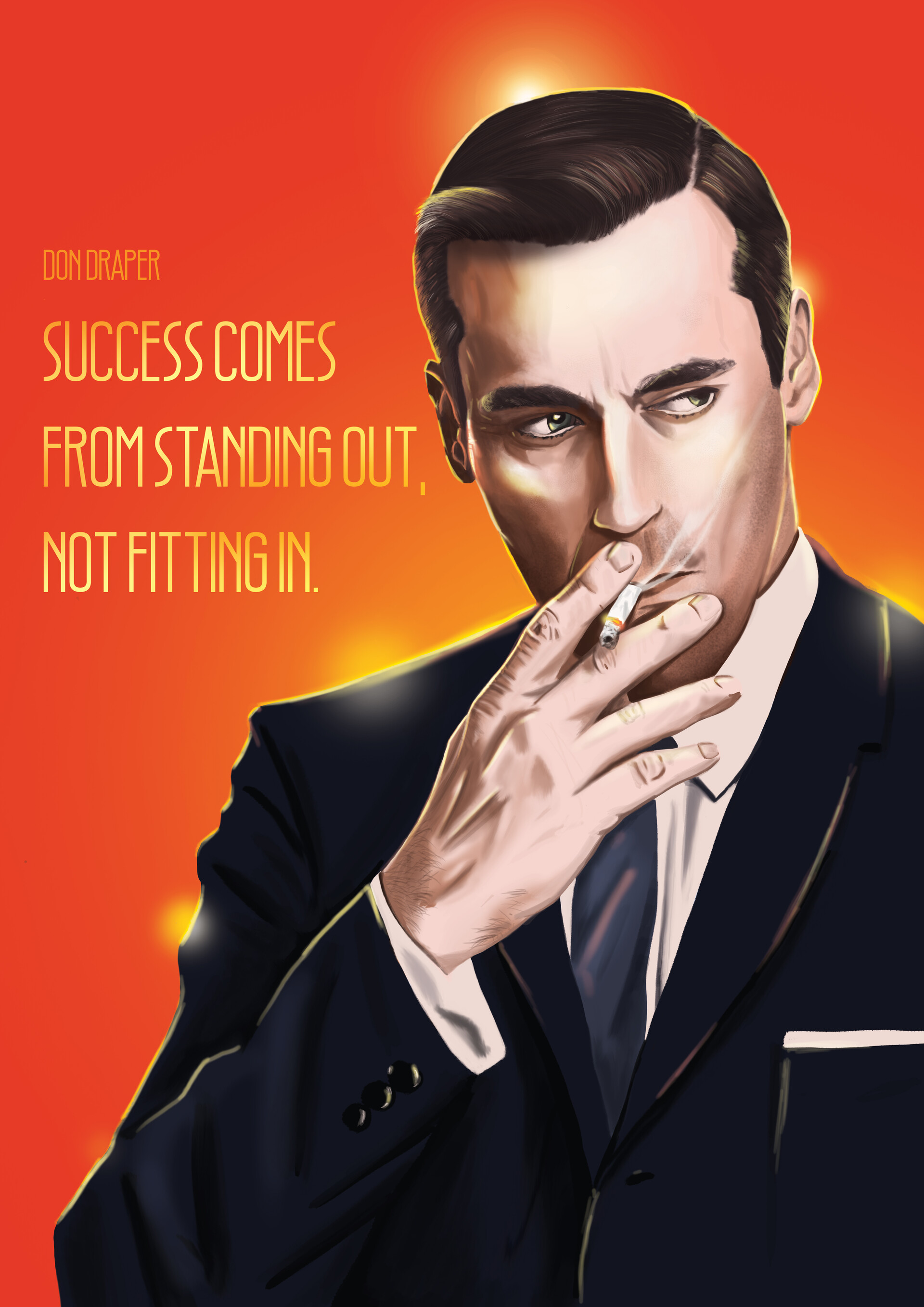 Barend Geijsen - Don Draper - portrait study