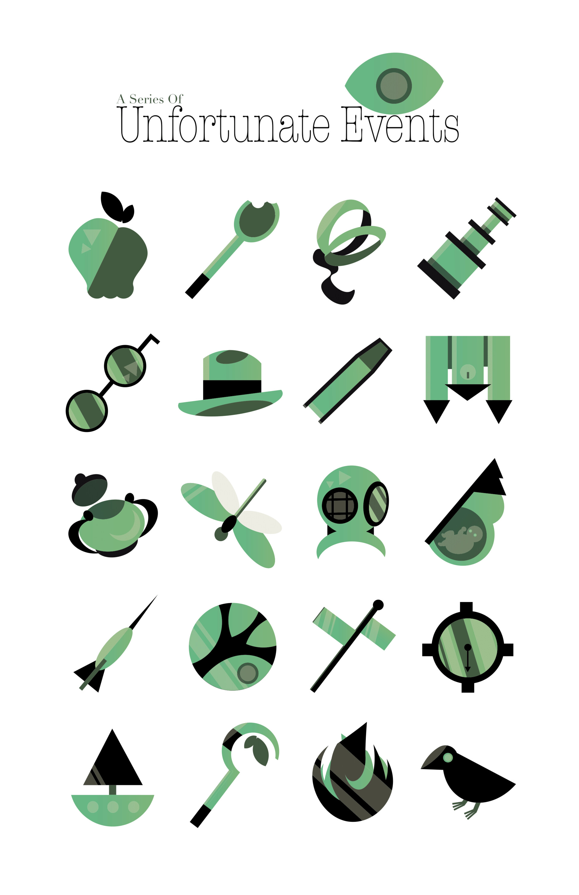 ArtStation - A Series of Unfortunate Events Icons