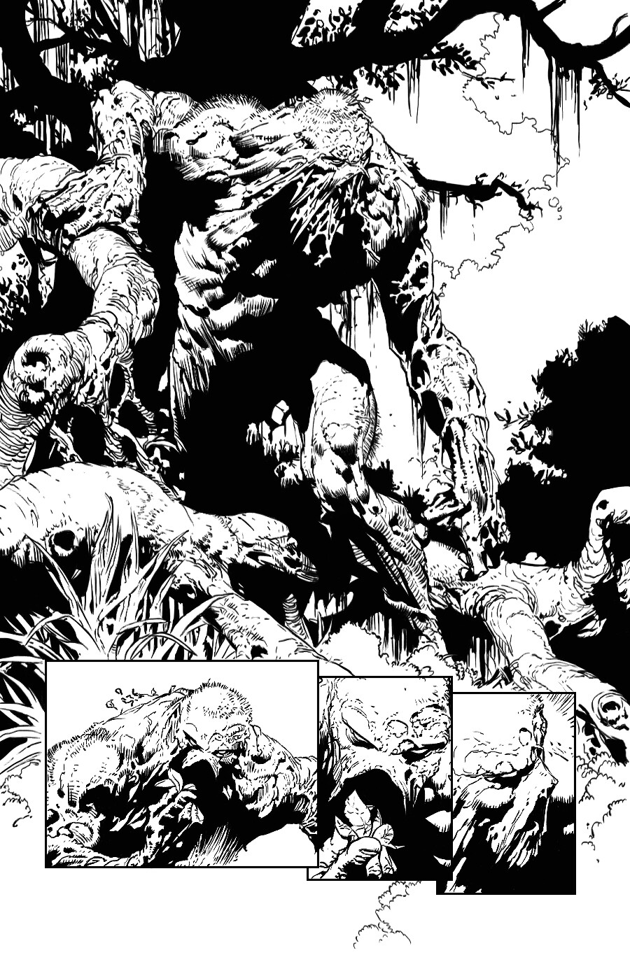 swamp thing coloring book