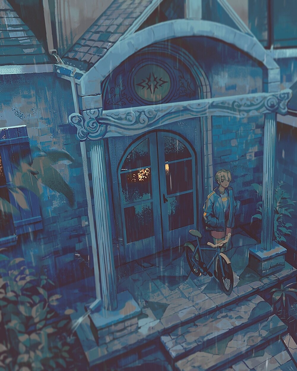 ArtStation - Blue lion house