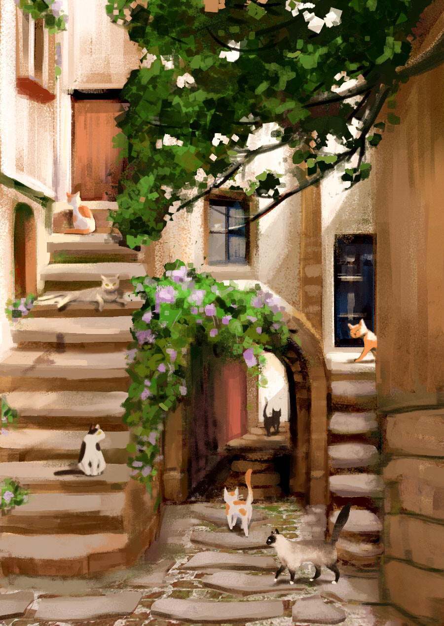 ArtStation - Alley cats