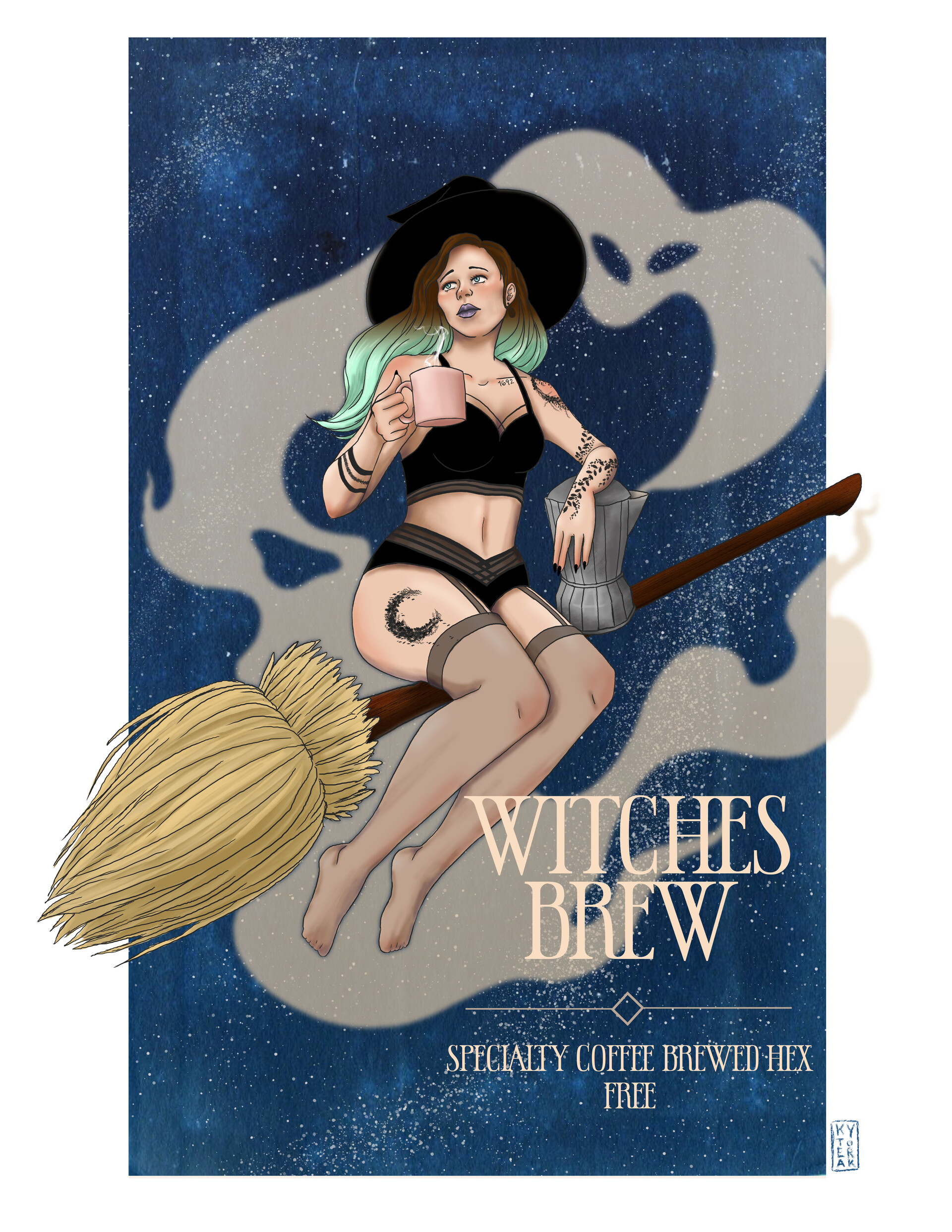 ArtStation - Witches Brew Coffee Character
