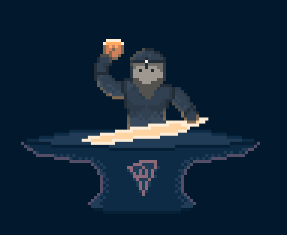 ArtStation - Dwarven Forge Animation Loop