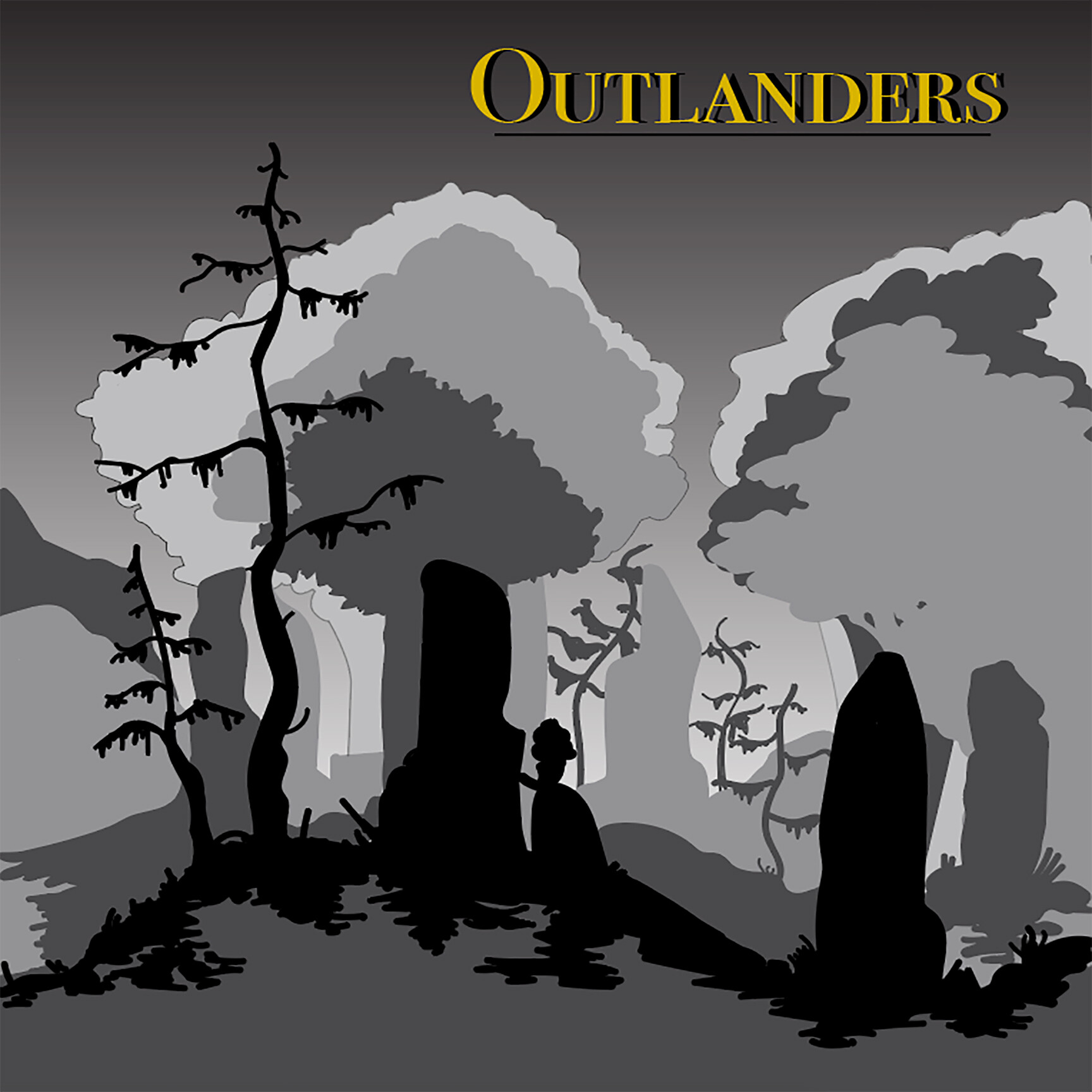 ArtStation - outlander black and white