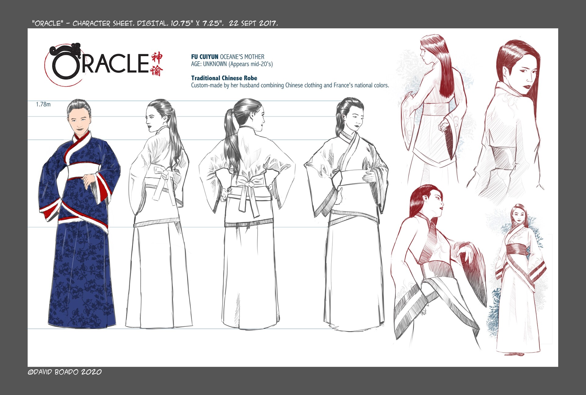 ArtStation - Character Development - Fu Cuiyan